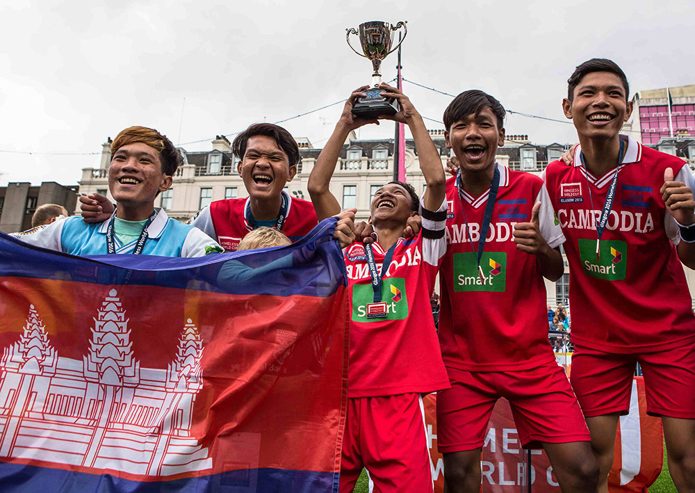 Happy football Cambodia Australia » Cambodia win trophy at Glasgow ...
