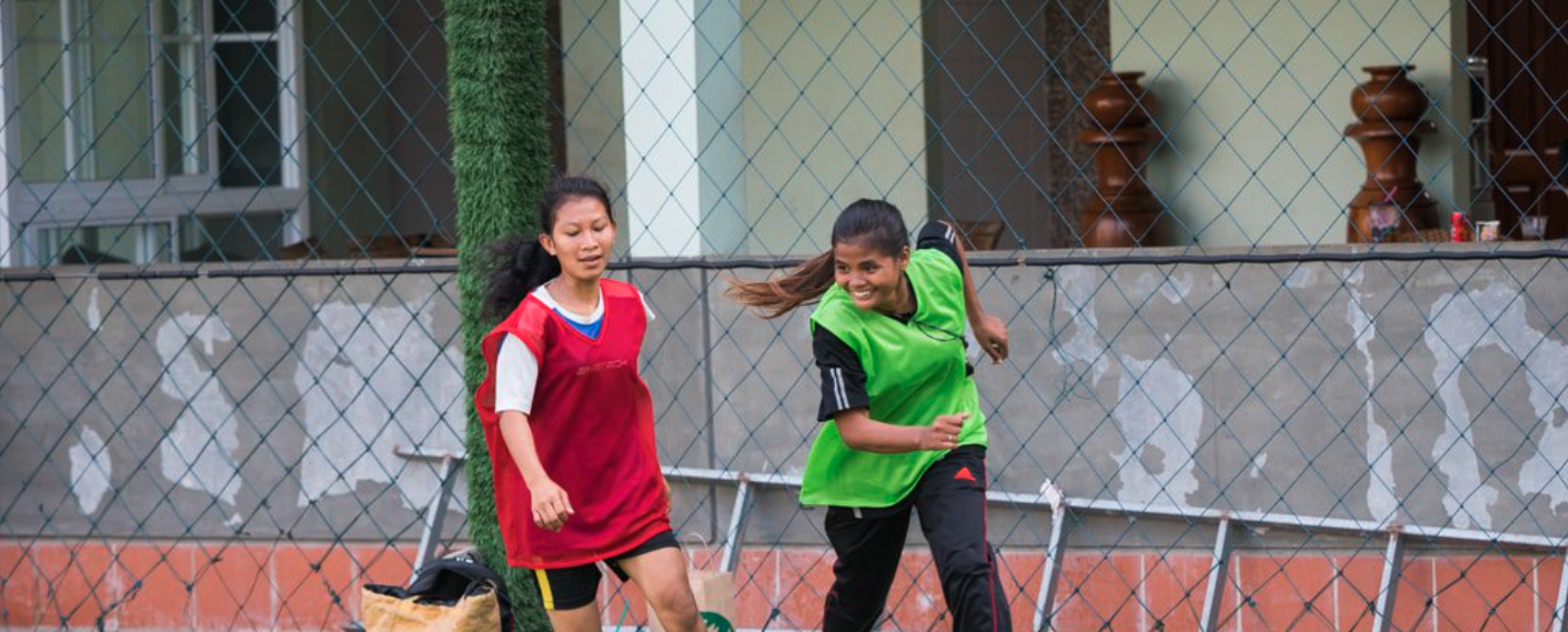 Happy football Cambodia Australia » HFCA female coach inspires our girls